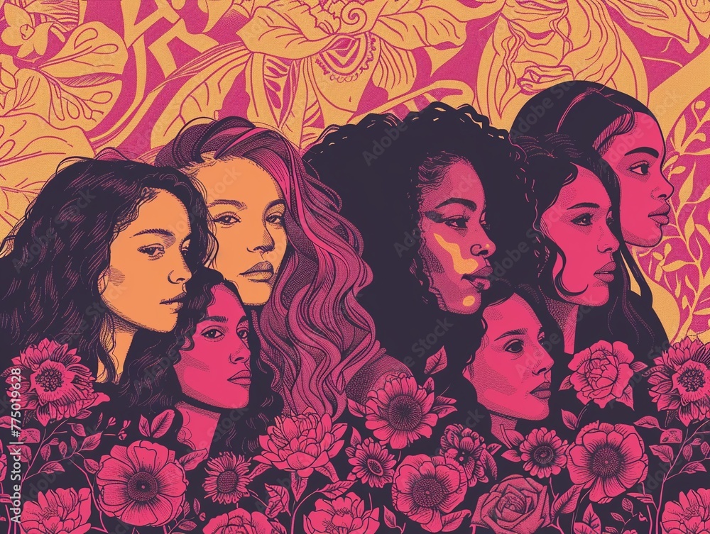 Intersectional Feminism Design a banner highlighting the ...