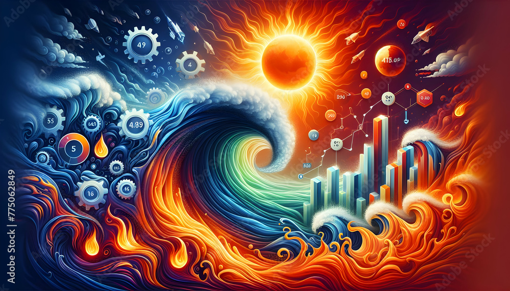 Thermal Tide A banner featuring the thermal tide of El Ni?o with heat ...