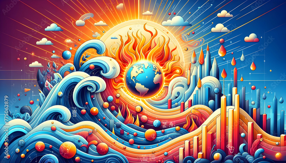 Thermal Tide A banner featuring the thermal tide of El Ni?o with heat ...