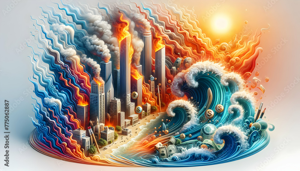 Thermal Tide A banner featuring the thermal tide of El Ni?o with heat ...