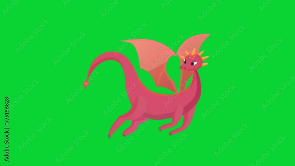 Dragons 3D icon Pack collection, Animation Cartoon Video Green Screen ...