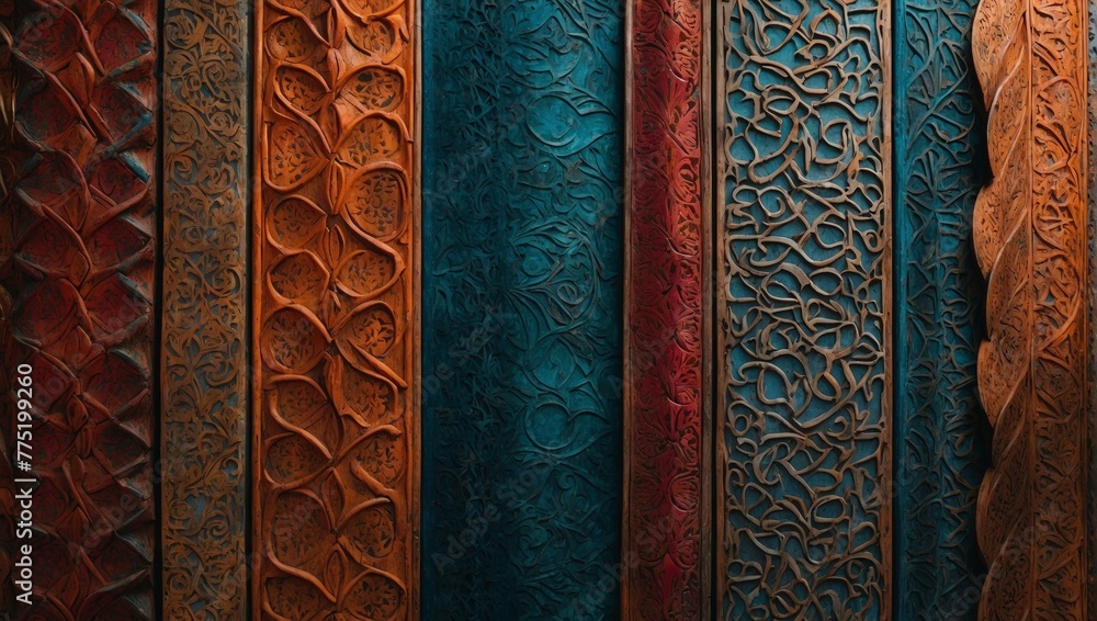 Beauty and culture with a stylistic rendering of an Arab-inspired ...