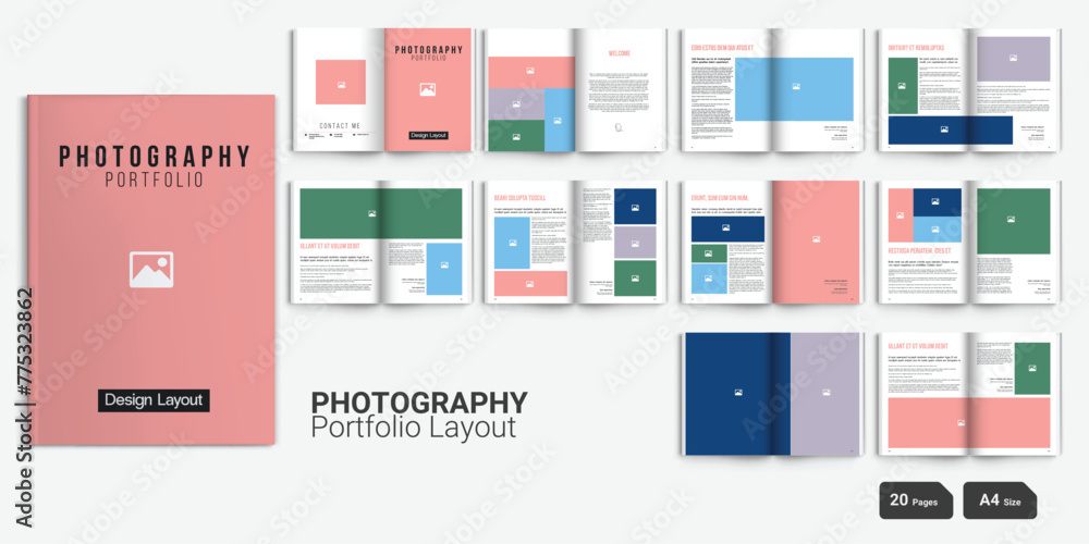 Photography Portfolio Design Layout Architect Portfolio Layout Design ...