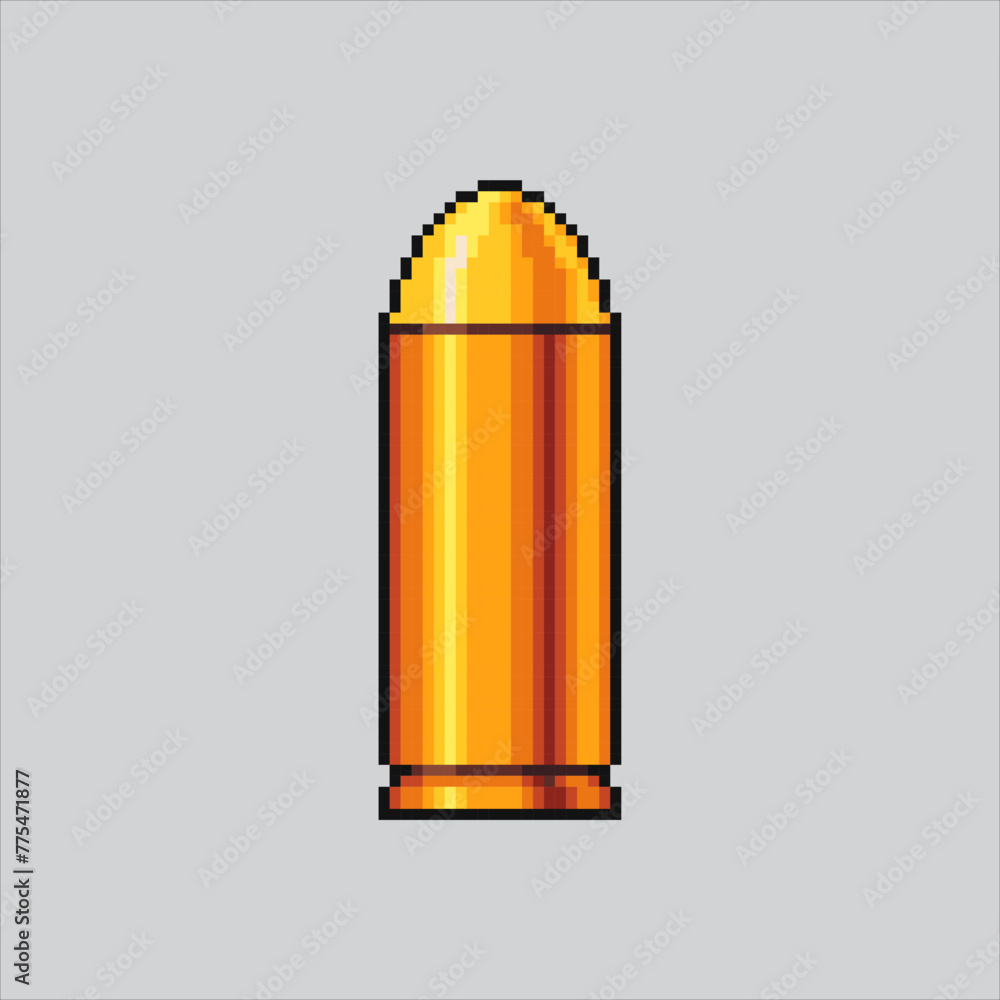 Pixel art illustration Missile. Pixelated Rocket. Military Missile ...