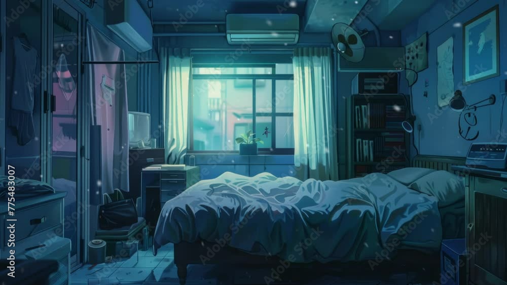 Lofi room, beautiful chill, atmospheric wallpaper. background. lo-fi ...