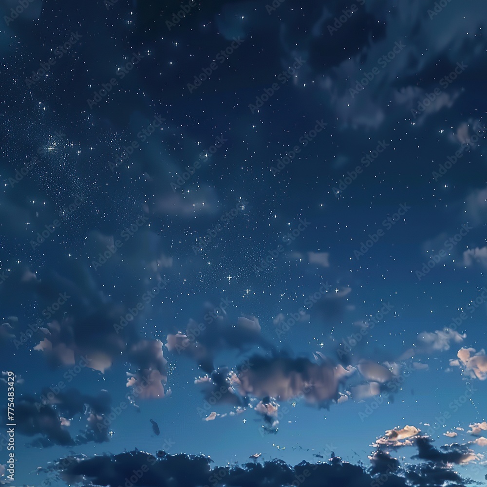clean night hdri sky, stars, 8k, cinematic night sky Stock Illustration ...