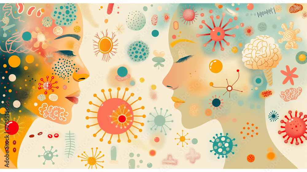 allergic reaction pictures Various common allergens Surrounded by ...