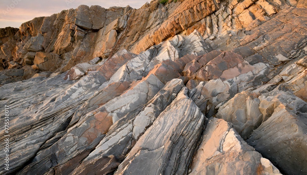 colourful sedimentary rocks formed by the accumulation of sediments n ...