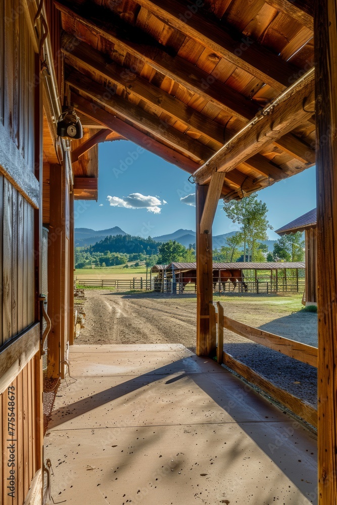 Professional Photography of a Sprawling Ranch Property With Vast Open ...