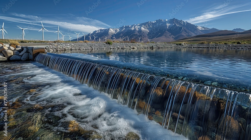 Alternative energy sources, wind turbines, hydroelectric dams and other ...