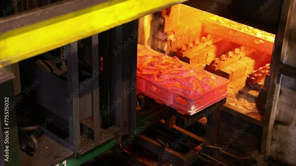 heat treatment process of metal pieces, parts, components ...