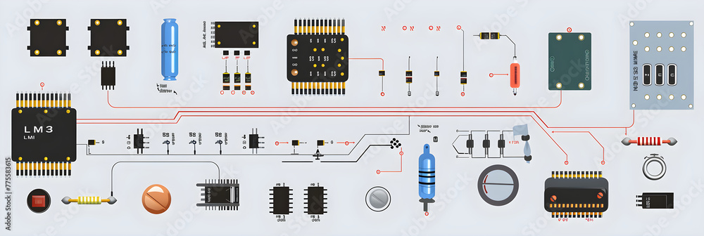 Schematic Diagram Featuring LM358 Operational Amplifier Application ...