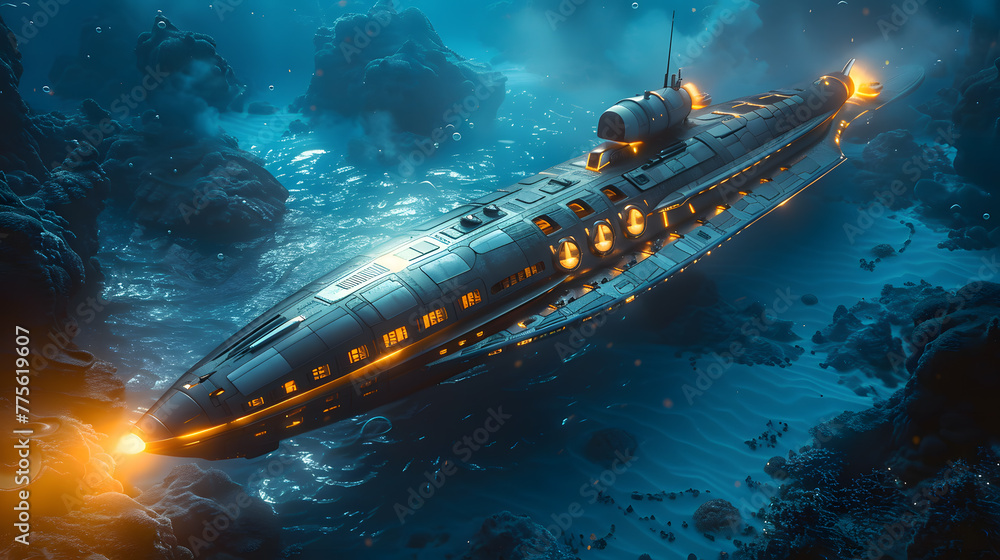 Future of Maritime Transportation, Journey in the Ocean Depths with Hi ...