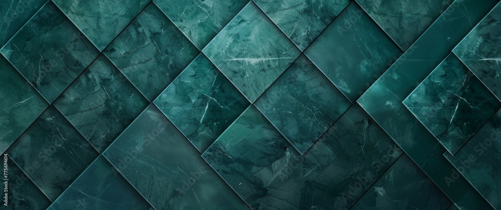 Abstract dark teal texture with geometric pattern, seamless background ...