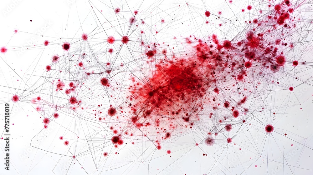 Clustering Exploratory Data Visualization Of Interconnected Nodes And Patterns In An