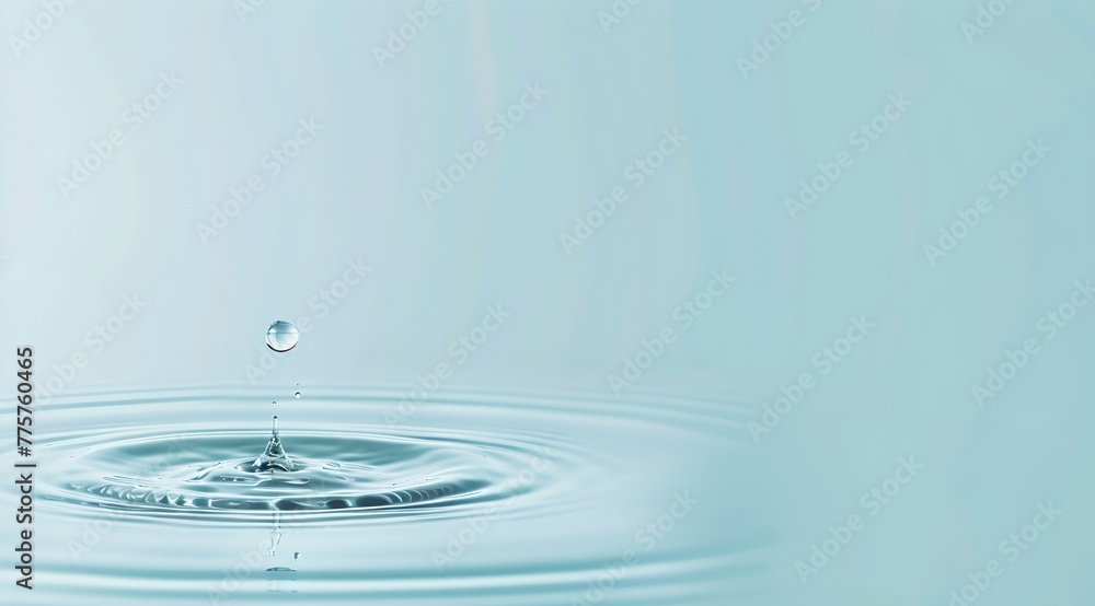 Serene Water Drop Moment Captured in High Definition, Perfect for Zen ...
