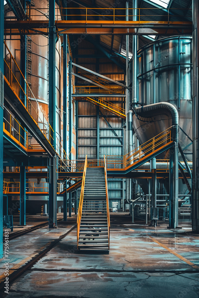wallpaper of agro storage granary elevator at an agro processing plant ...