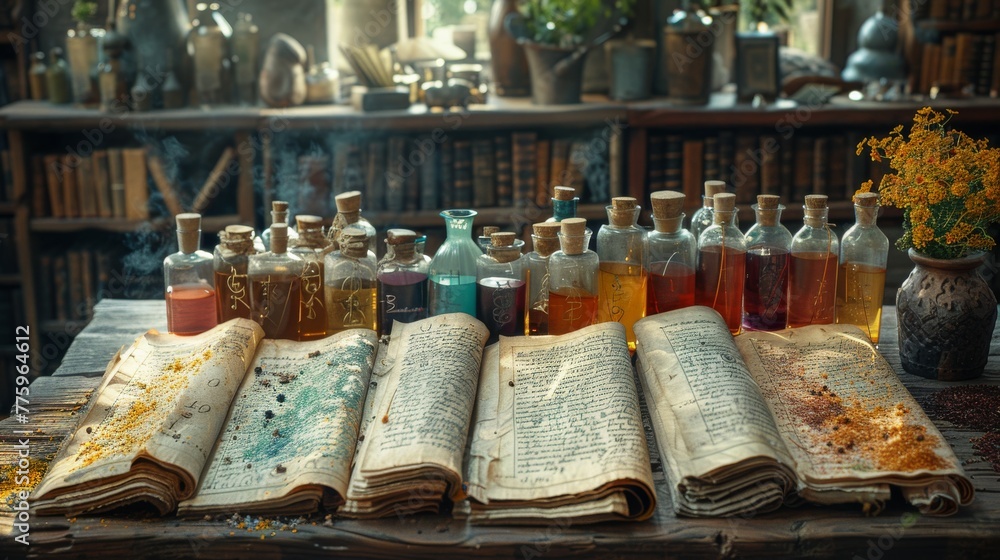 Medieval Alchemist: Capture the mystique of an alchemist's laboratory ...
