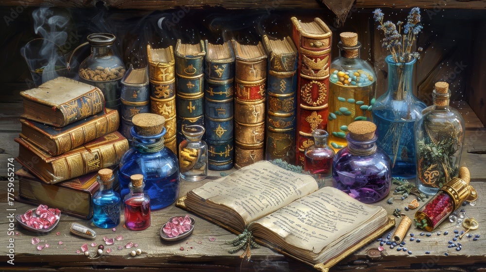 Medieval Alchemist: Capture the mystique of an alchemist's laboratory ...