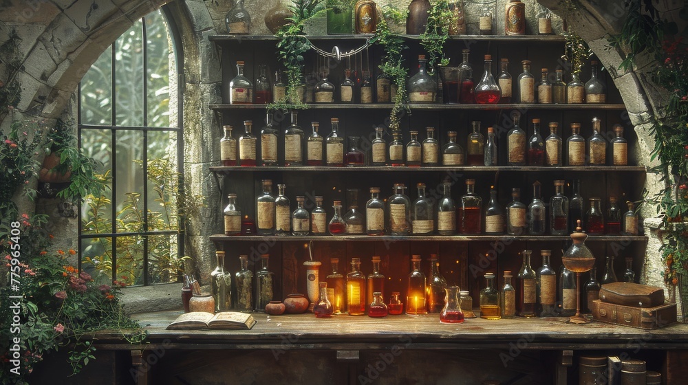 Medieval Alchemist: Capture the mystique of an alchemist's laboratory ...