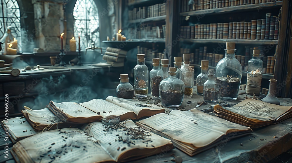 Medieval Alchemist: Capture the mystique of an alchemist's laboratory ...