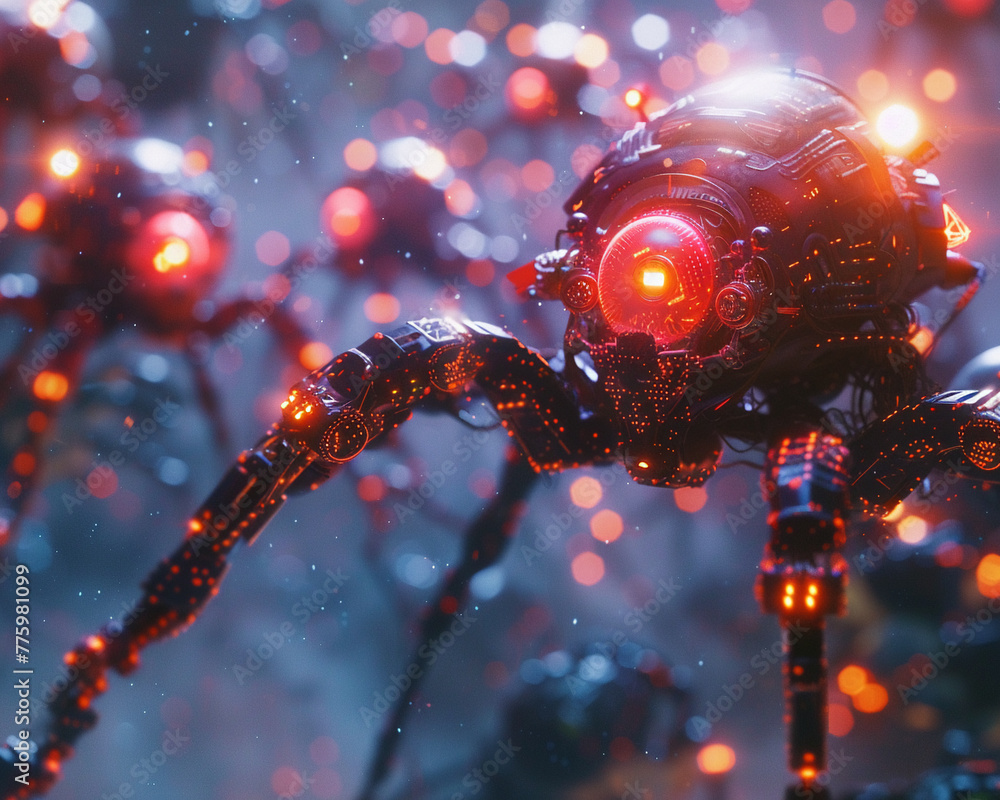 Cosmic Engineer, Nanobot Swarm, Futuristic Inventor, Orchestrating ...