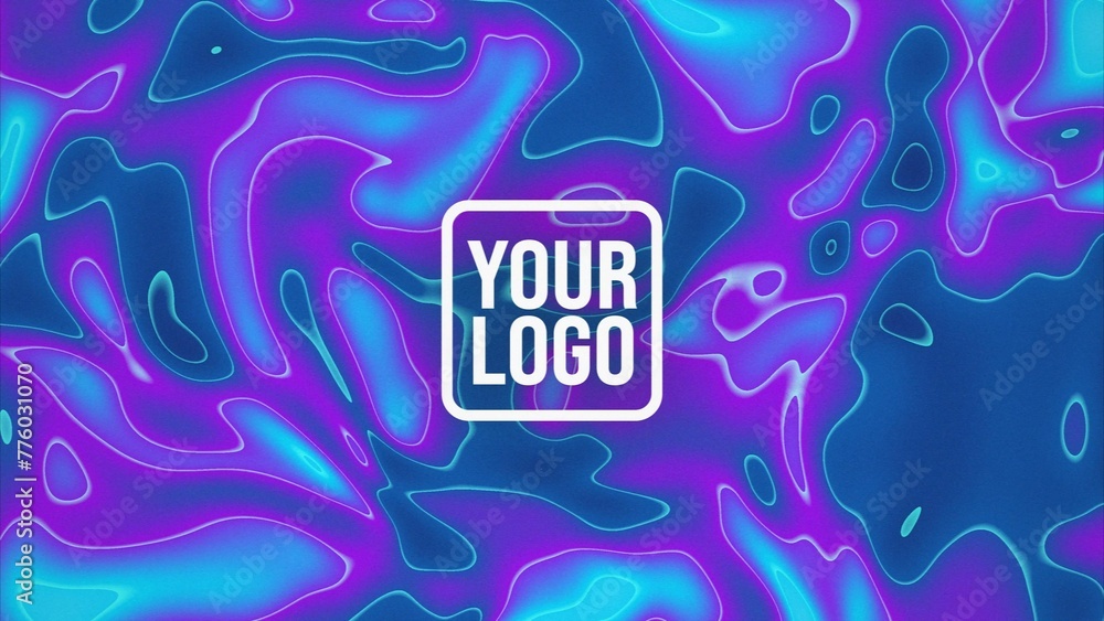 Modern Colorful Artsy Animated Text Logo Reveal Stock Template | Adobe ...