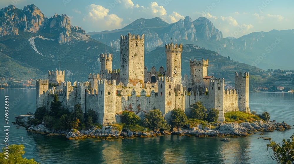 Medieval Castles: Photograph imposing castle structures, fortified ...