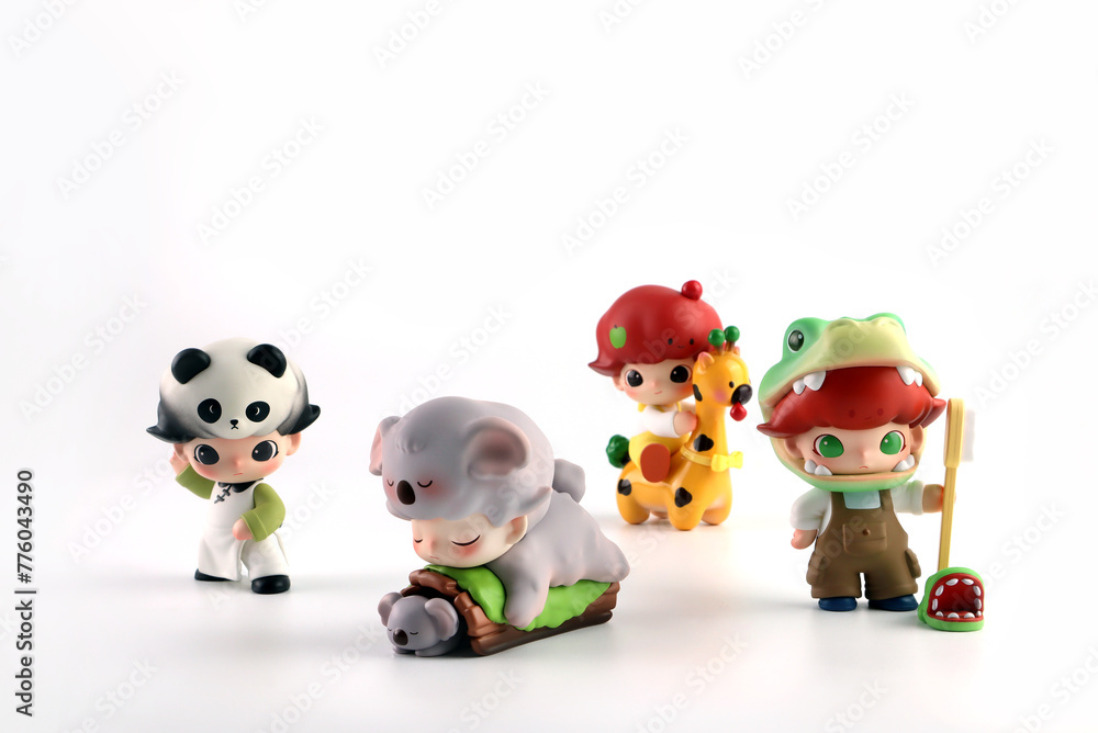 colorful cute art toy Dimoo animal kingdom collection from Pop Mart ...