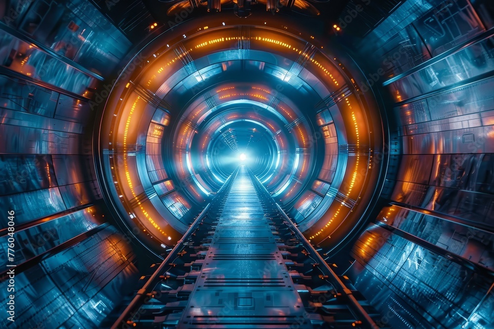 Automated Particle Delivery System, particle accelerator, futuristic ...