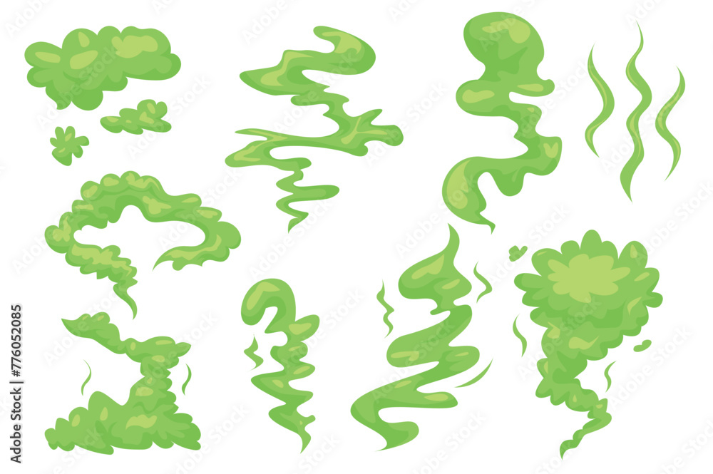 Set of reek in flat cartoon design. This image shows a collection of ...