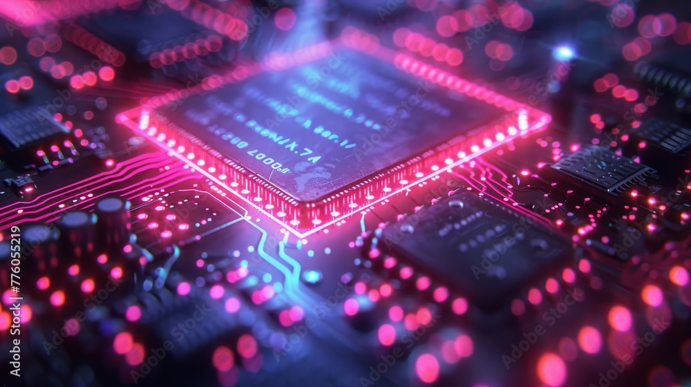 Computer farm mining cryptocurrency and digital money. Racks of servers ...