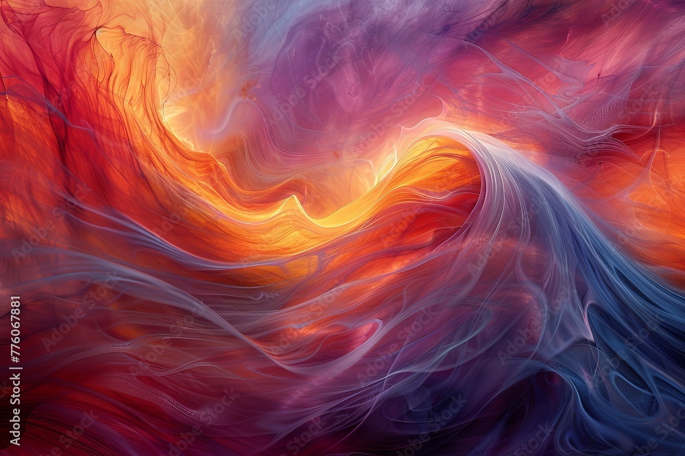 a Passover Red Sea Rhapsody abstract interpretation of the parting of ...