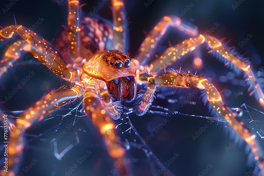 Elegant wireframe-based visualization against a radiant translucent ...