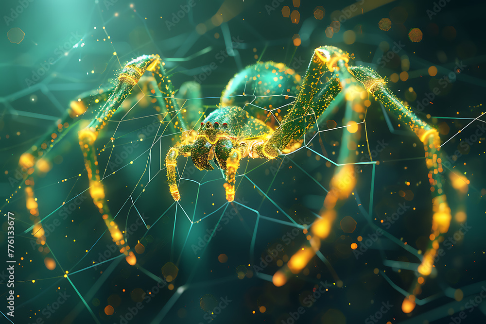 Elegant wireframe-based visualization against a radiant translucent ...