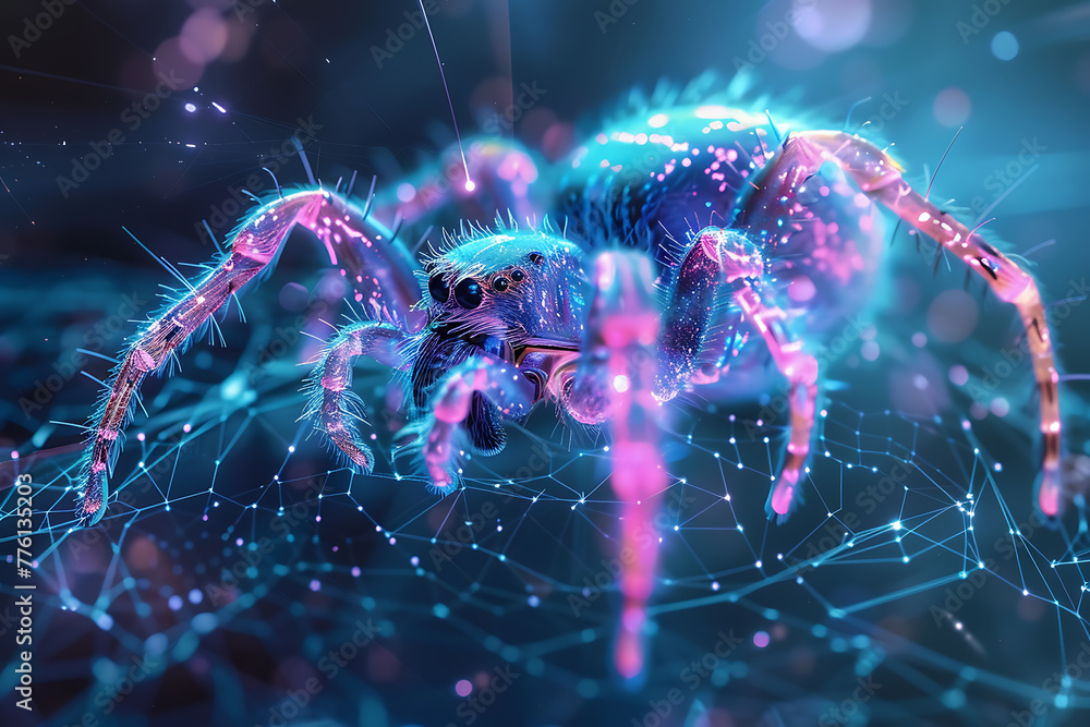 Elegant wireframe-based visualization against a radiant translucent ...