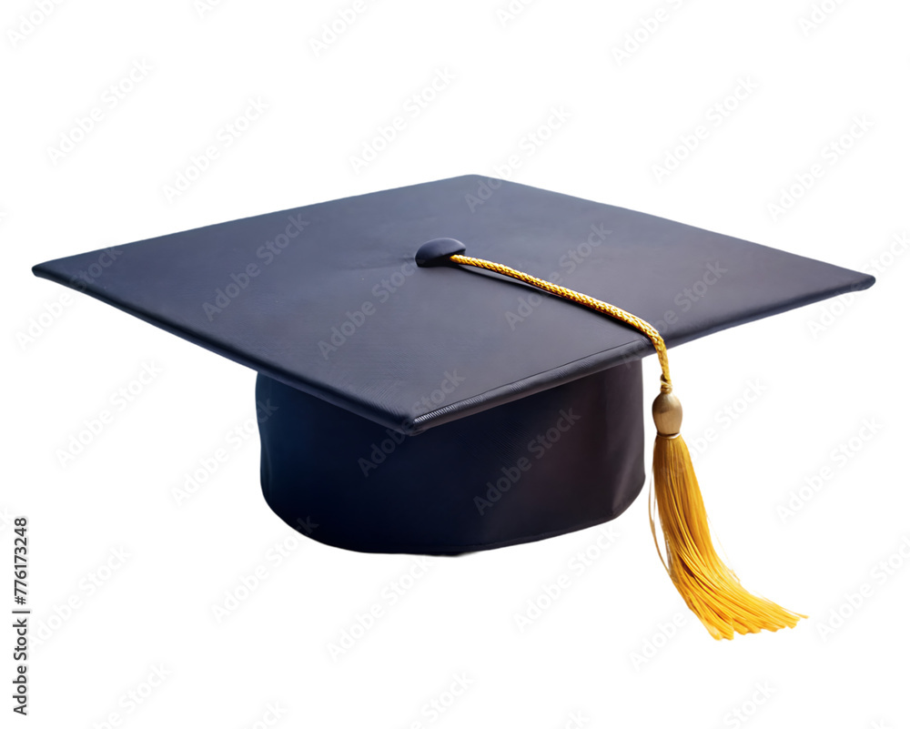Graduation cap isolated on transparent background png file format Stock ...