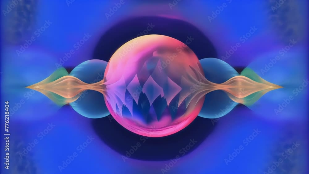 A visual representation of the harmony and discord of sound waves with ...