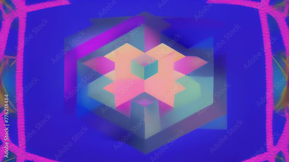 A neverending puzzle of constantly shifting geometric shapes ...