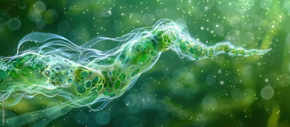 Graceful Movement of Euglena in its Aquatic Habitat A Dance of Life and ...