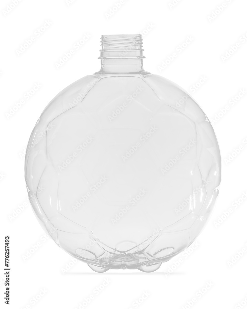 New, clean empty isolated plastic bottle on transparent background ...
