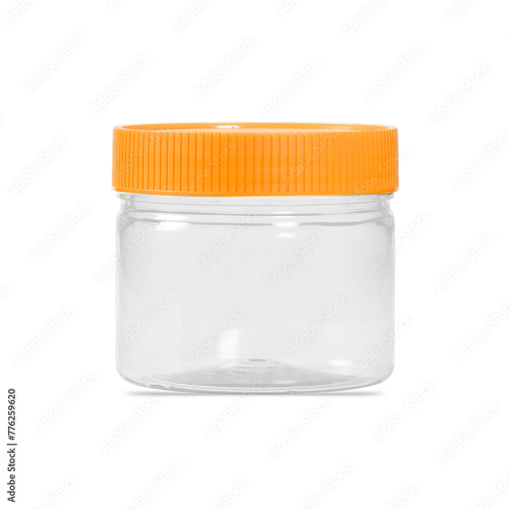 New, clean empty isolated plastic bottle on transparent background ...