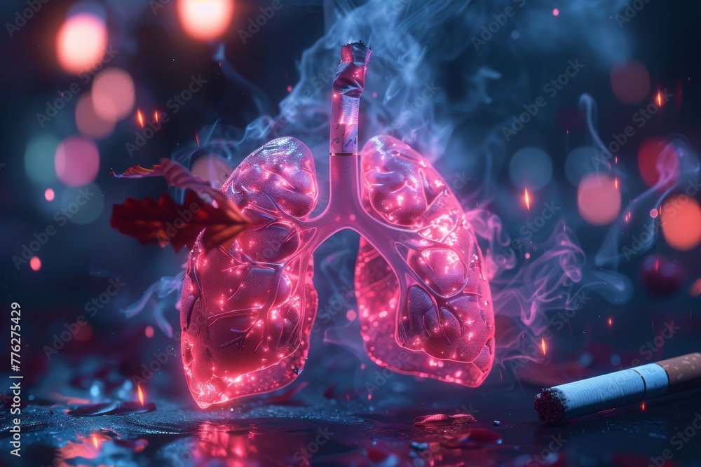 A powerful visual depicts the transformation brought by quitting ...