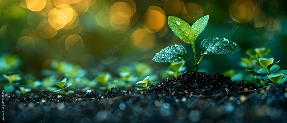 ESG banner background for corporate sustainability performance and ...