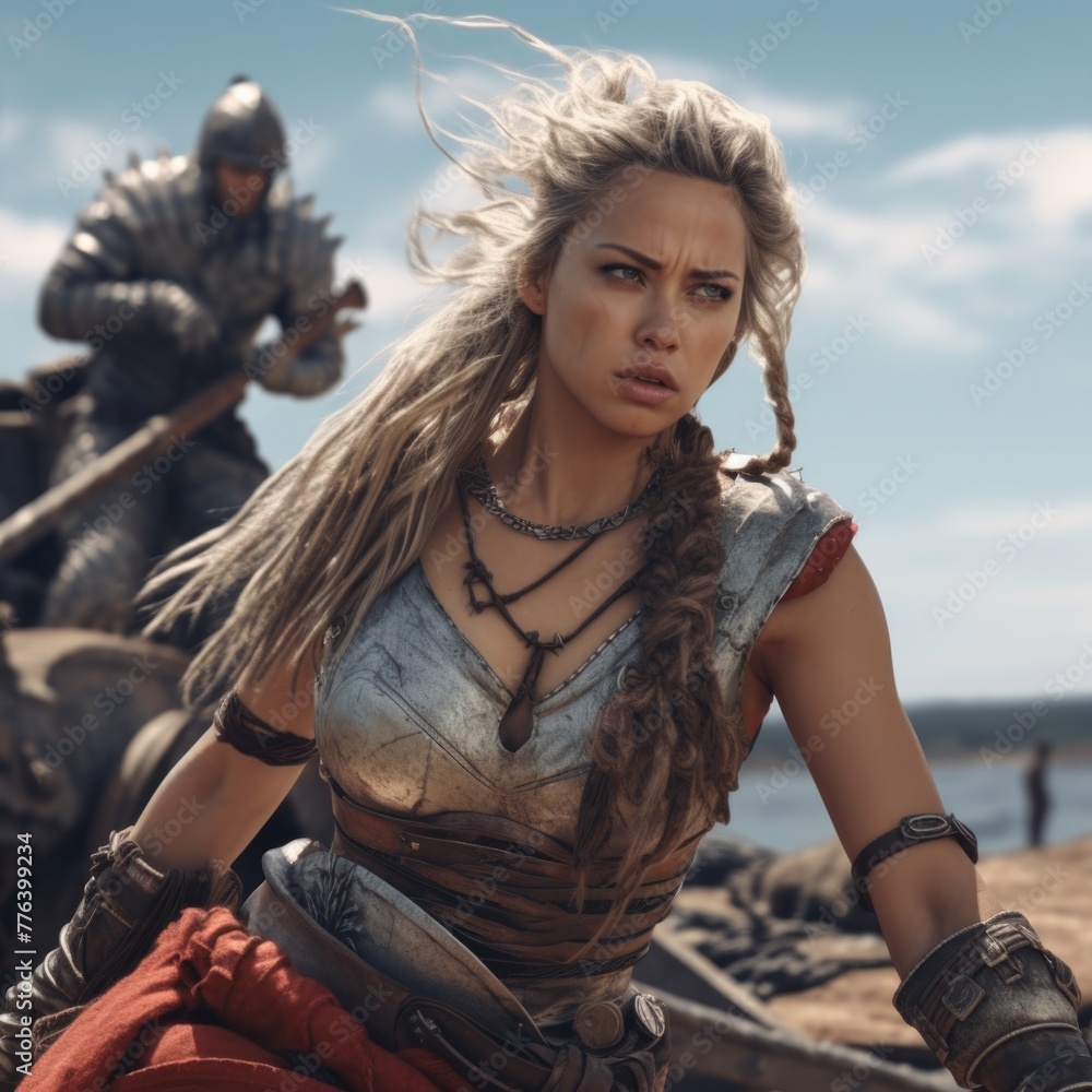 Bold female viking: a glimpse into the fierce world of Nordic ...