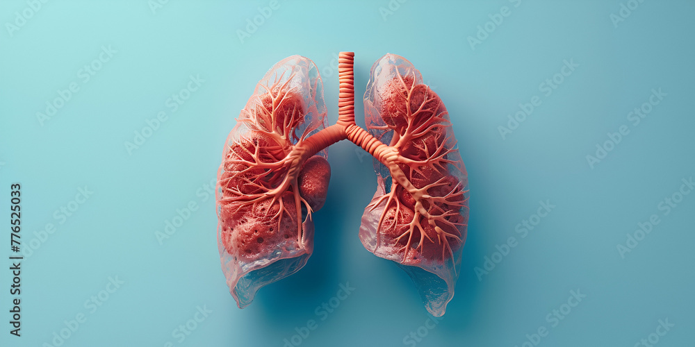 Human Anatomic Lung Model in Detail ,Human Lung System Model for ...