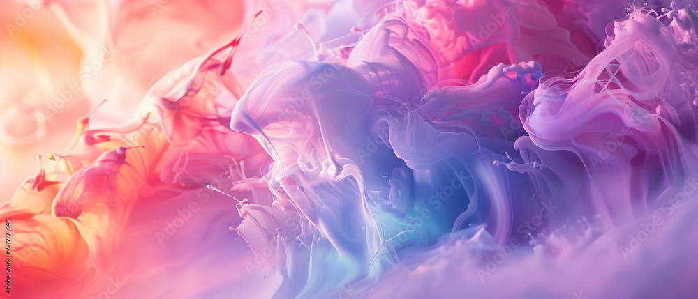 Explore the mesmerizing beauty of a gradient, where colors ebb and flow ...