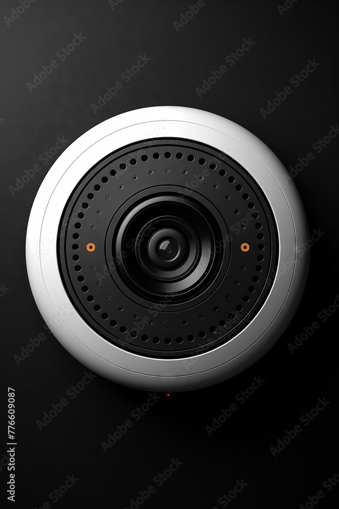 Create a round 3D recorder icon, inspired by the innovative and ...