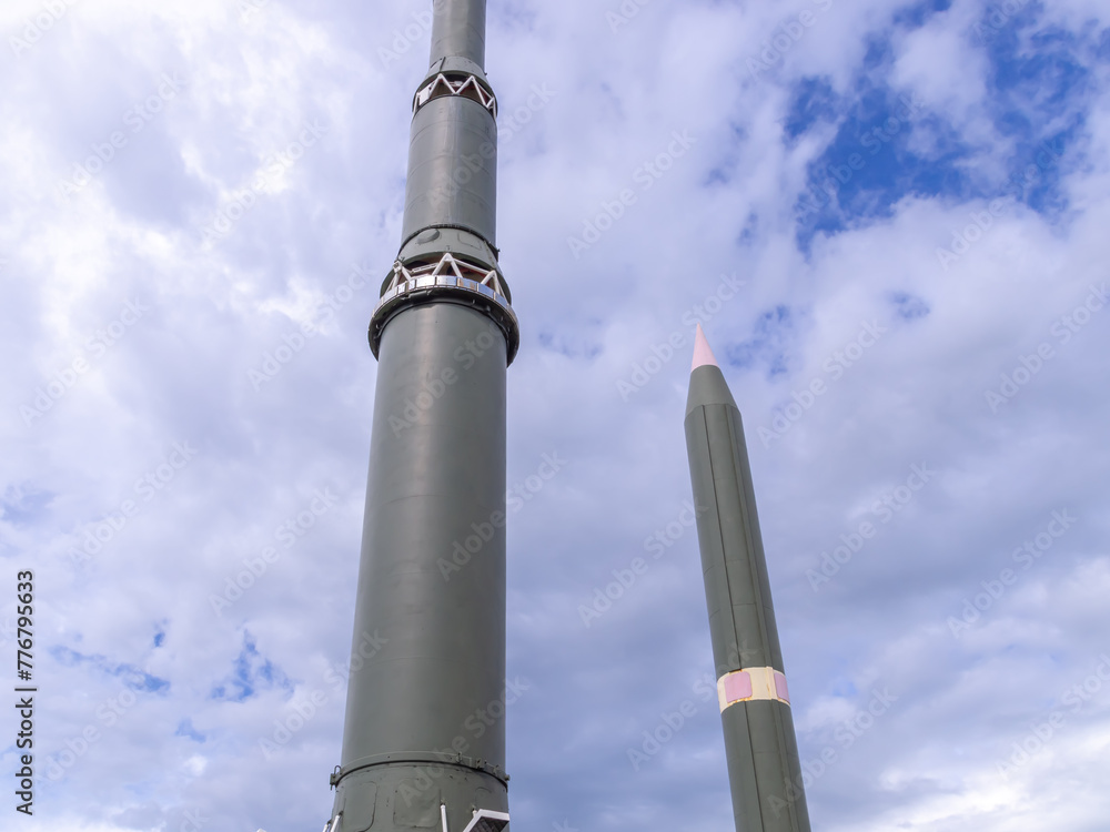 Foto de A Soviet intercontinental ballistic missile for the delivery of ...