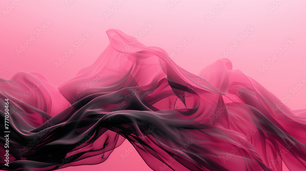 Deep pink fuchsia magenta with dark tone silk fabric texture with ...